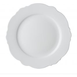 Dutch Rose Loft Zwart-Wit Dinerbord Schulprand 26 cm